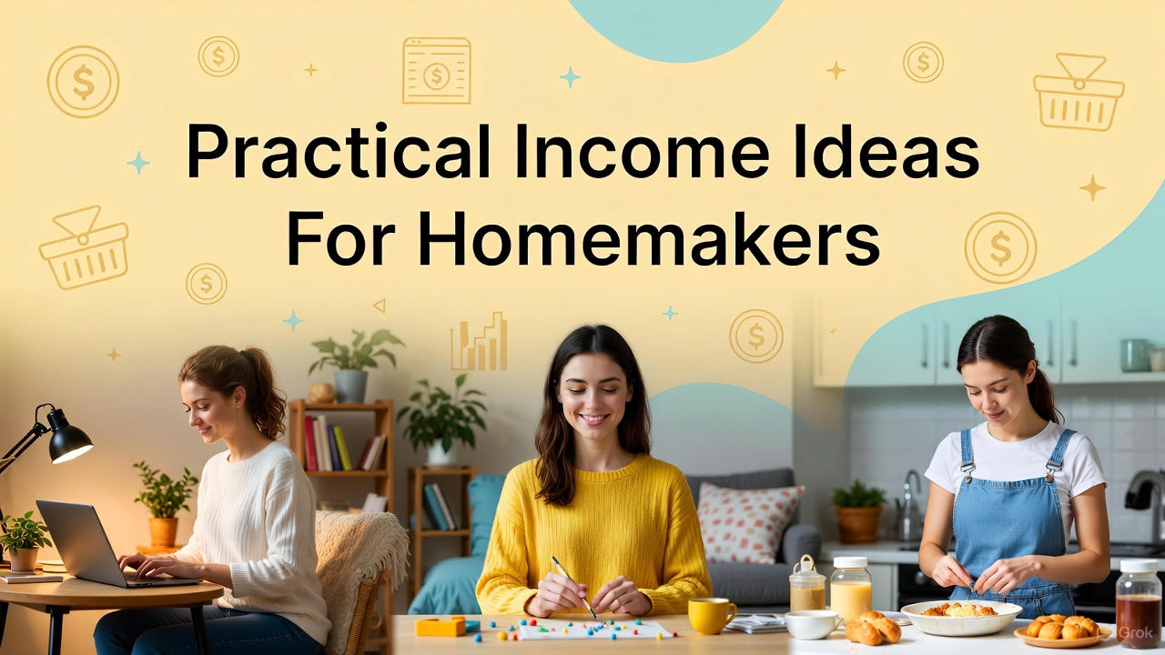 Practical Income Ideas For Homemakers To Earn Easily